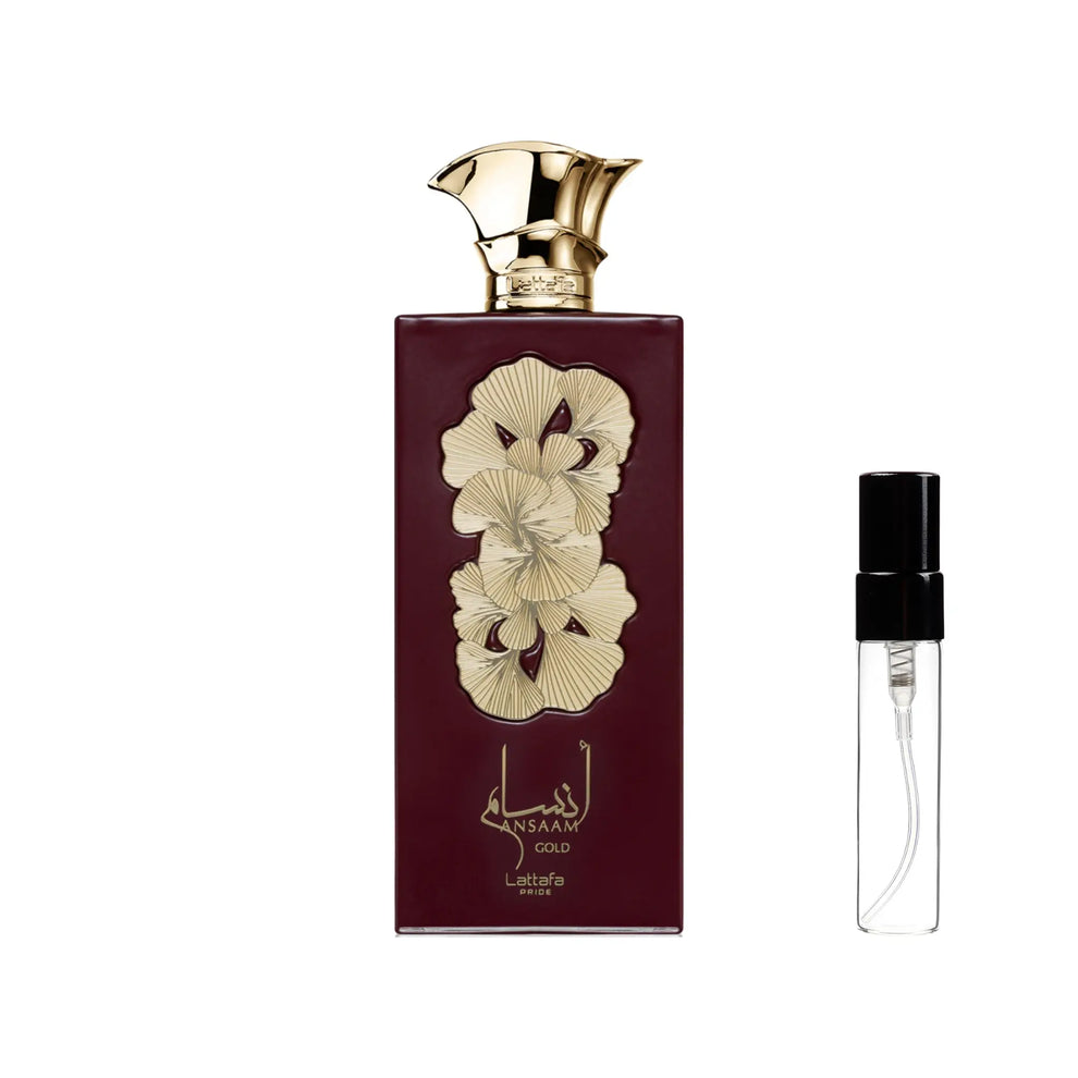 Ansaam Gold Perfume Sample 2ml EDP Lattafa Pride