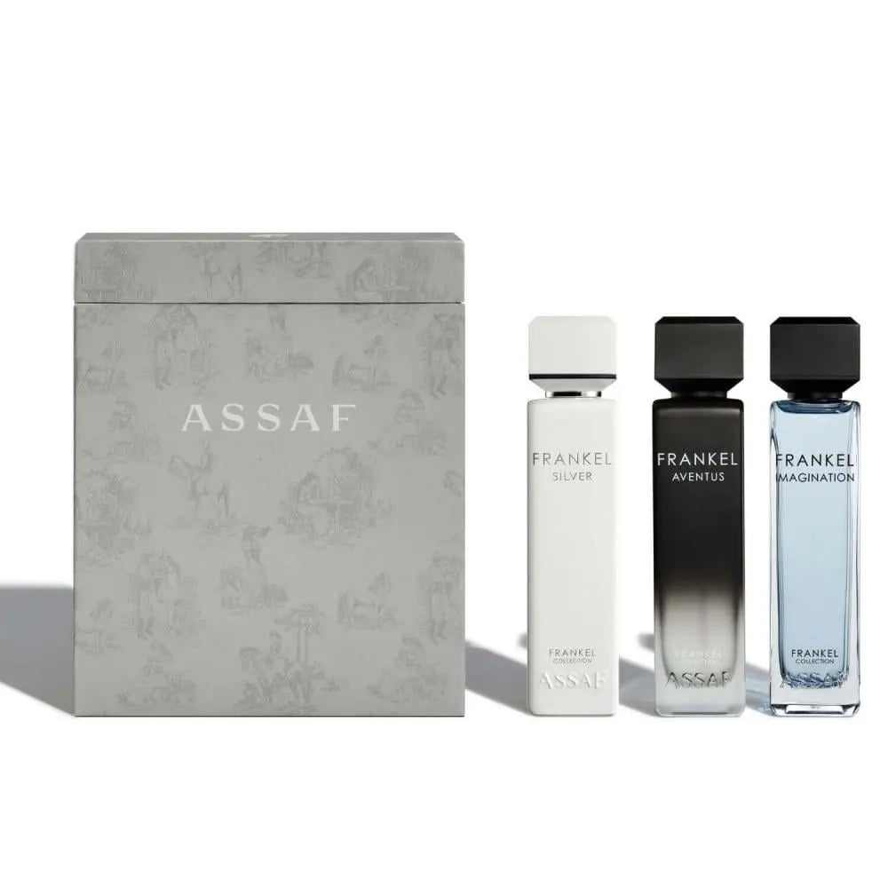 Assaf Frankel Collection Set: Imagination, Silver & Aventus Scents