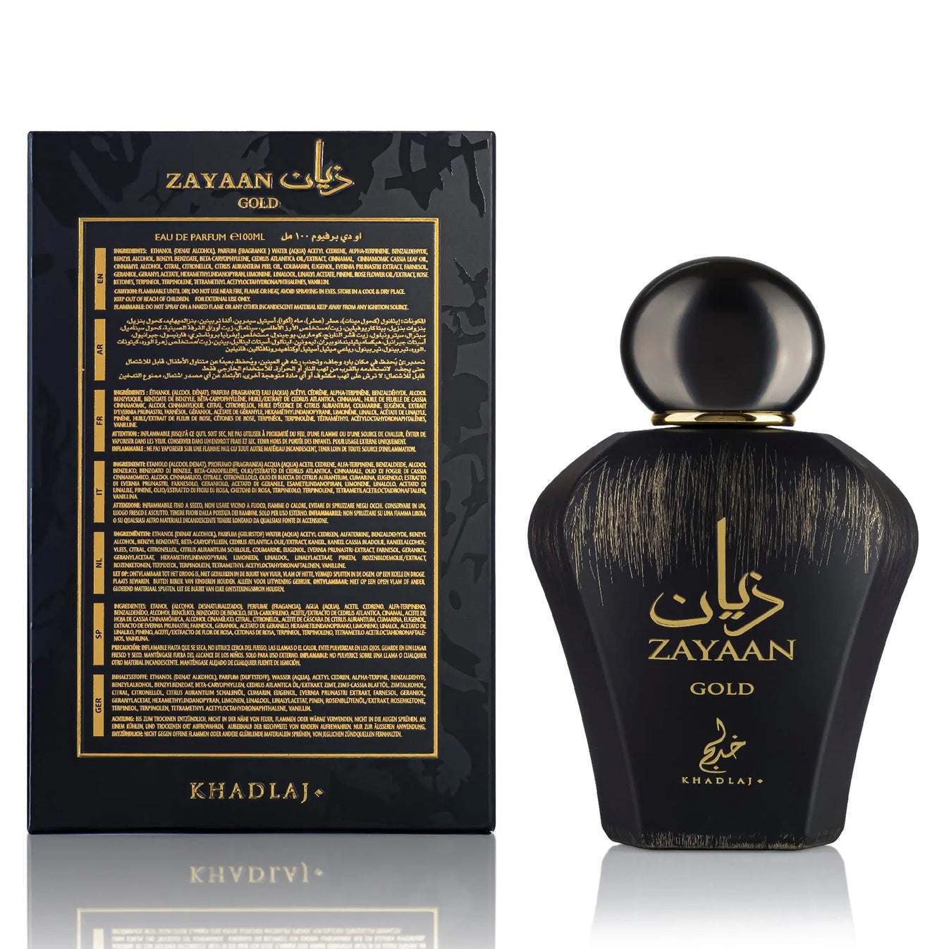 Zayaan Gold Perfume 100ml EDP Khadlaj | Men Fragrance